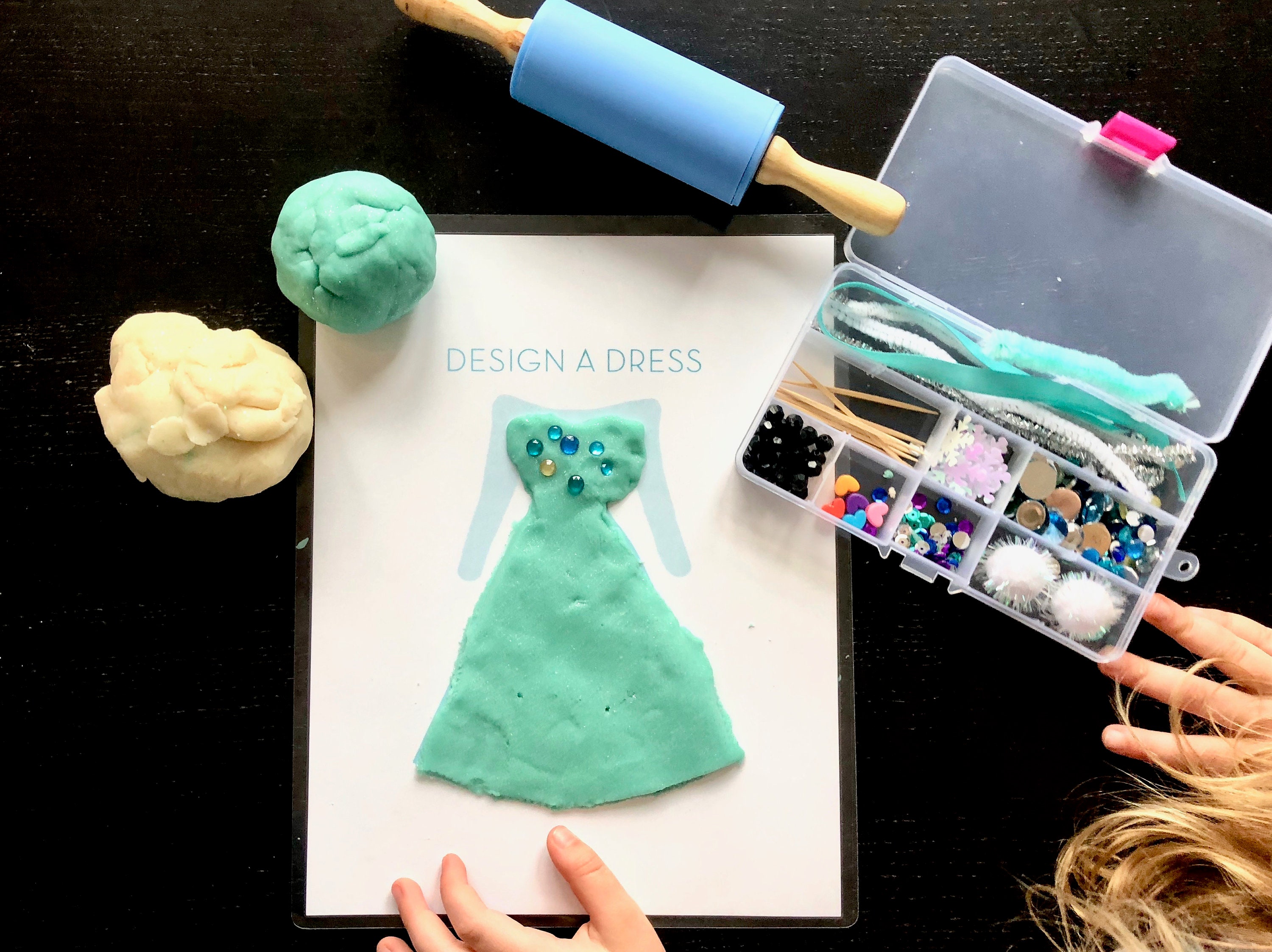 Frozen Playdough Mats, Winter Play Doh Mat, Frozen 2 Toddler ...