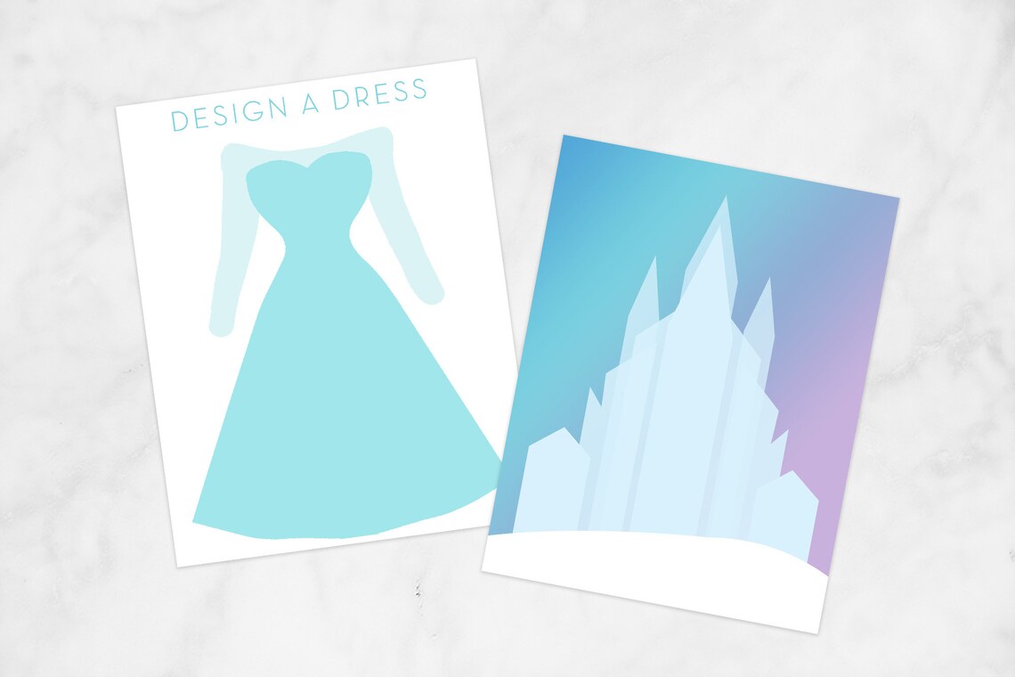 Frozen Playdough Mats, Winter Play Doh Mat, Frozen 2 Toddler ...