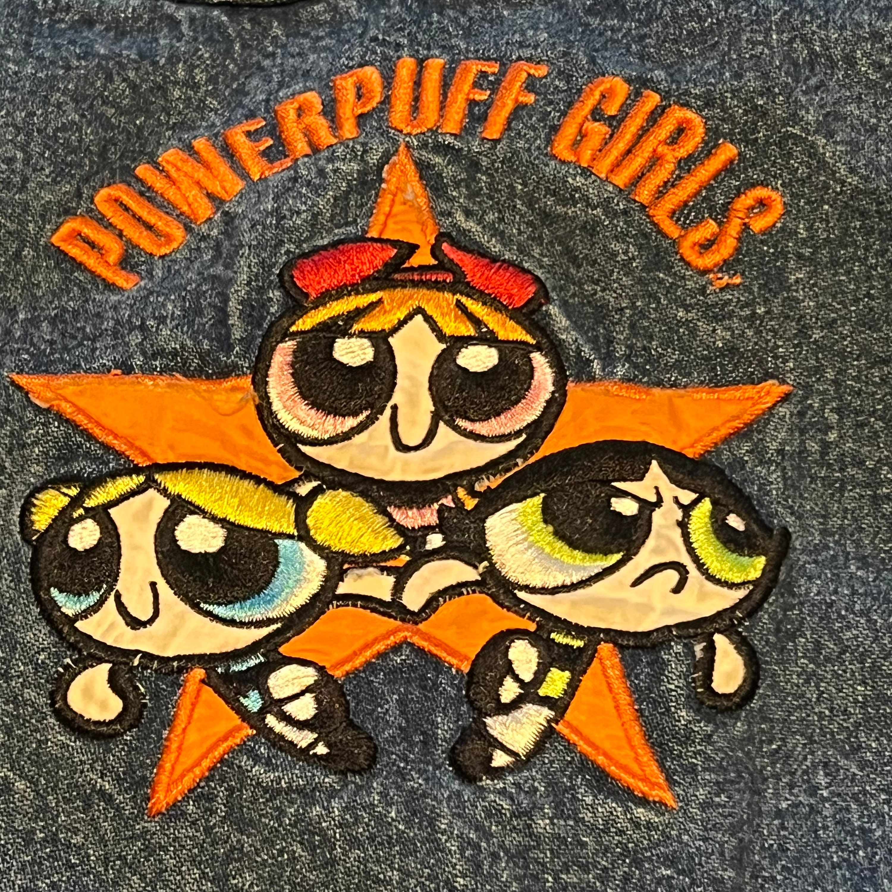 Vintage 2001 Cartoon Network Powerpuff Girls Denim Jacket Women Y2K ...