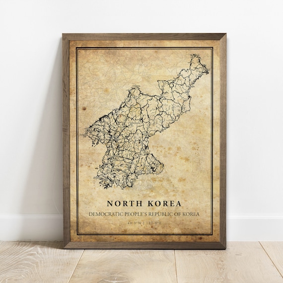 Map Of North Korea Country