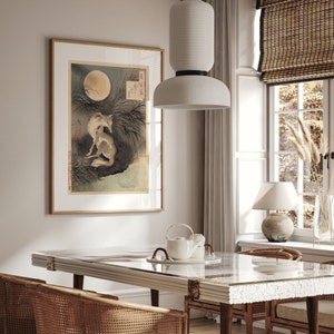 Tsukioka Yoshitoshi, Musashi Plain Moon 1892, Ukiyo-e Art, Japanese ...