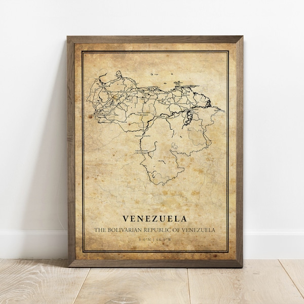 Vintage Venezuela Poster - Etsy