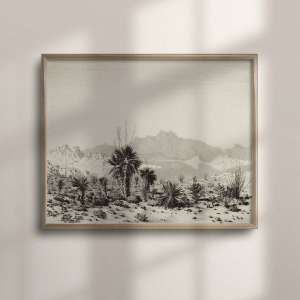 Framed Desert Wall Art - Etsy