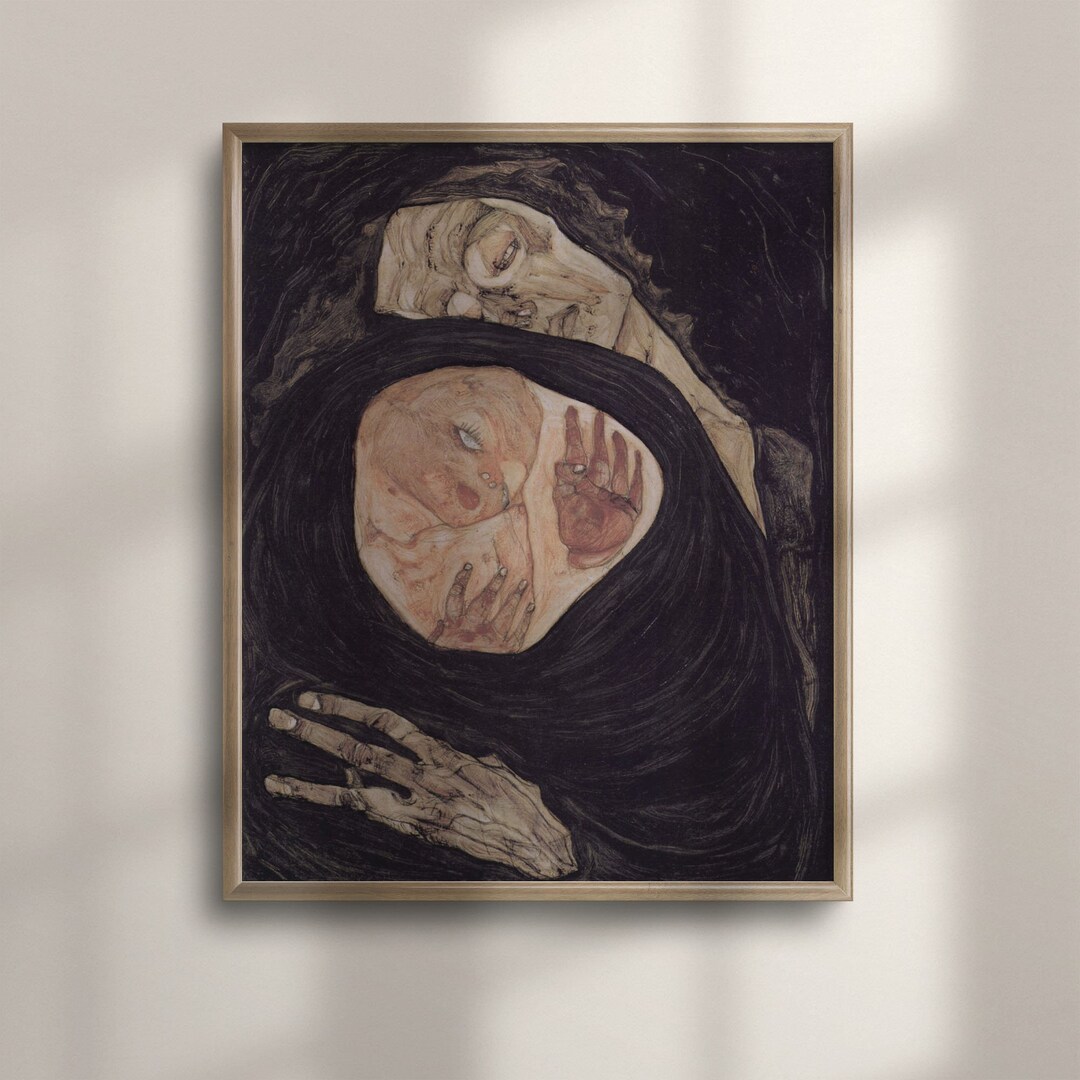 Egon Schiele Dead Mother Art Print, Fine Art Reproduction, C16-1034 - Etsy