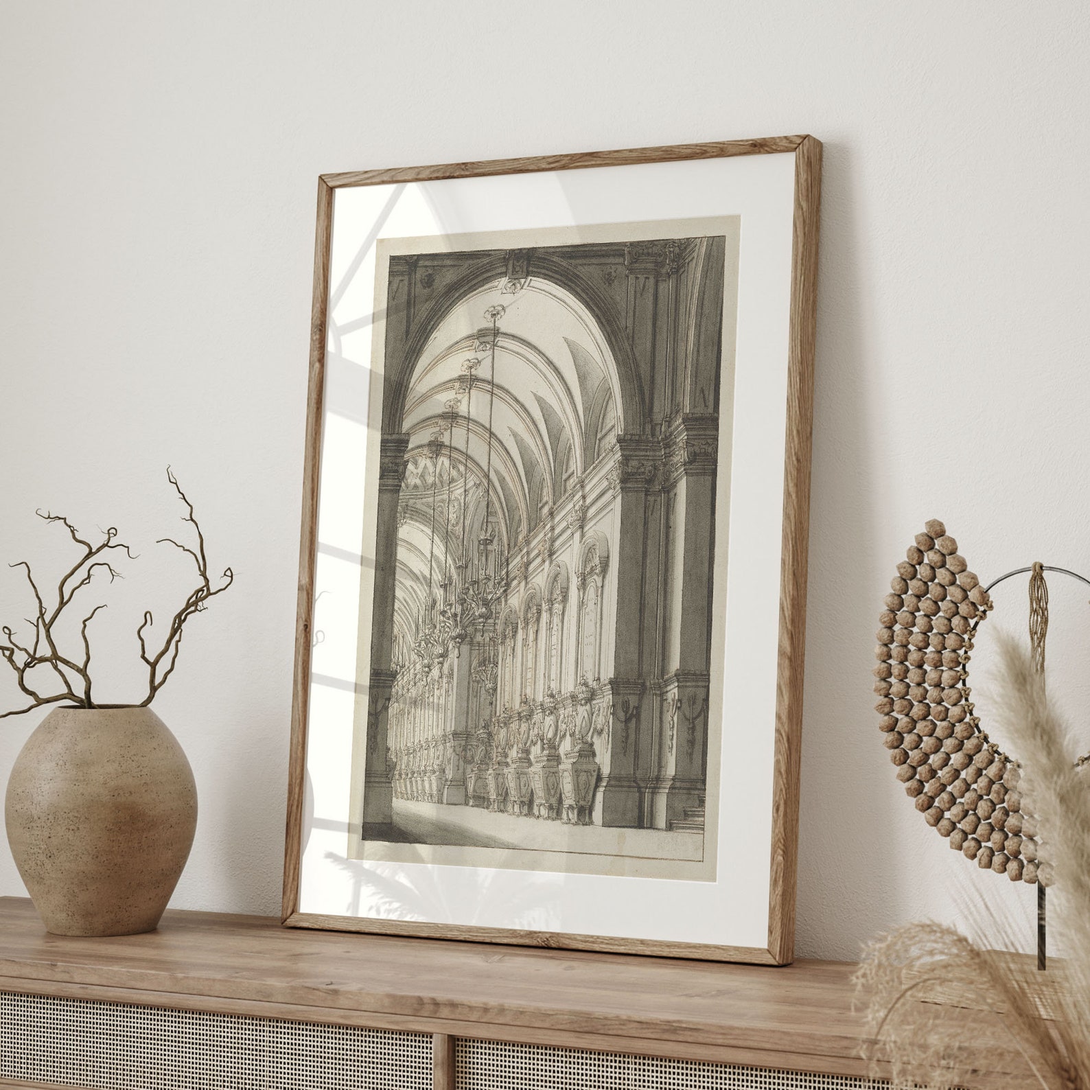 Antique Architecture Sketch Print: Vintage Etching Gallery Wall Art - Etsy