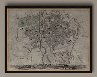 Map of Austin Texas ... 1887. Vintage Restoration Hardware - Etsy