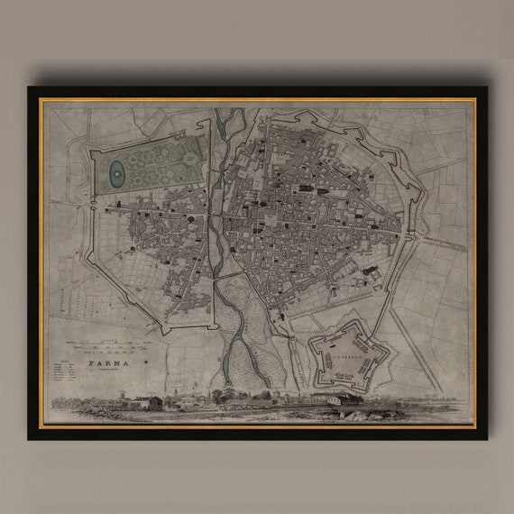Parma Map Italy