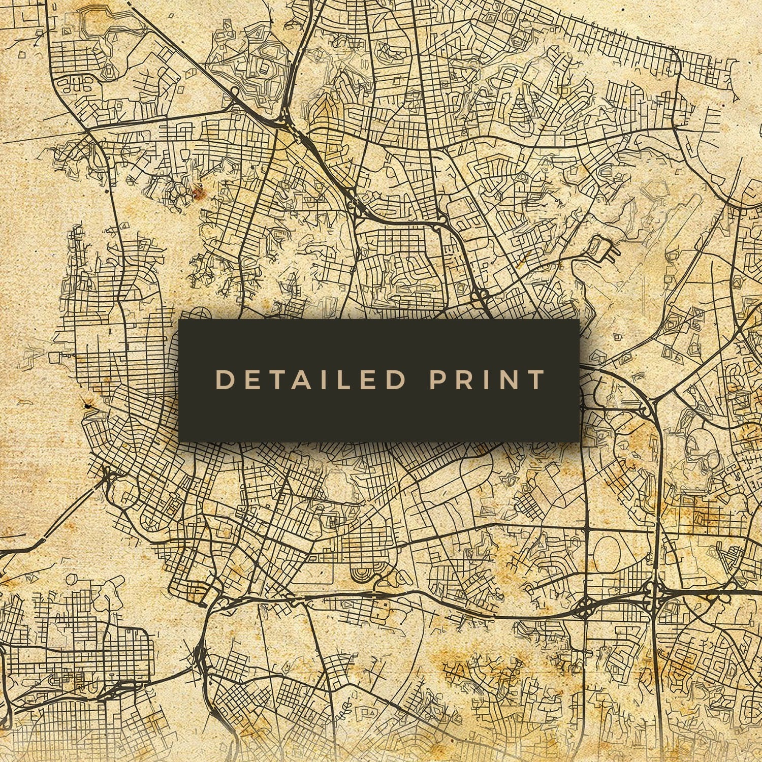 Norfolk Vintage Map Poster Wall Art City Artwork Print - Etsy