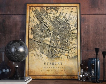 Utrecht Skyline Utrecht Netherlands Cityscape Art Print - Etsy