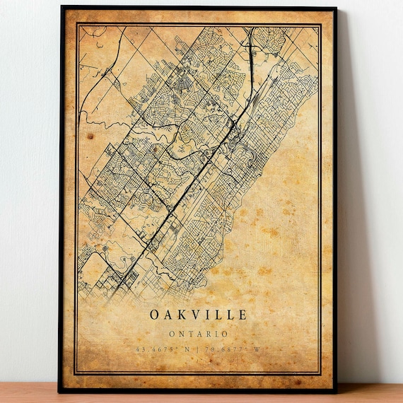 Oakville Ontario Map