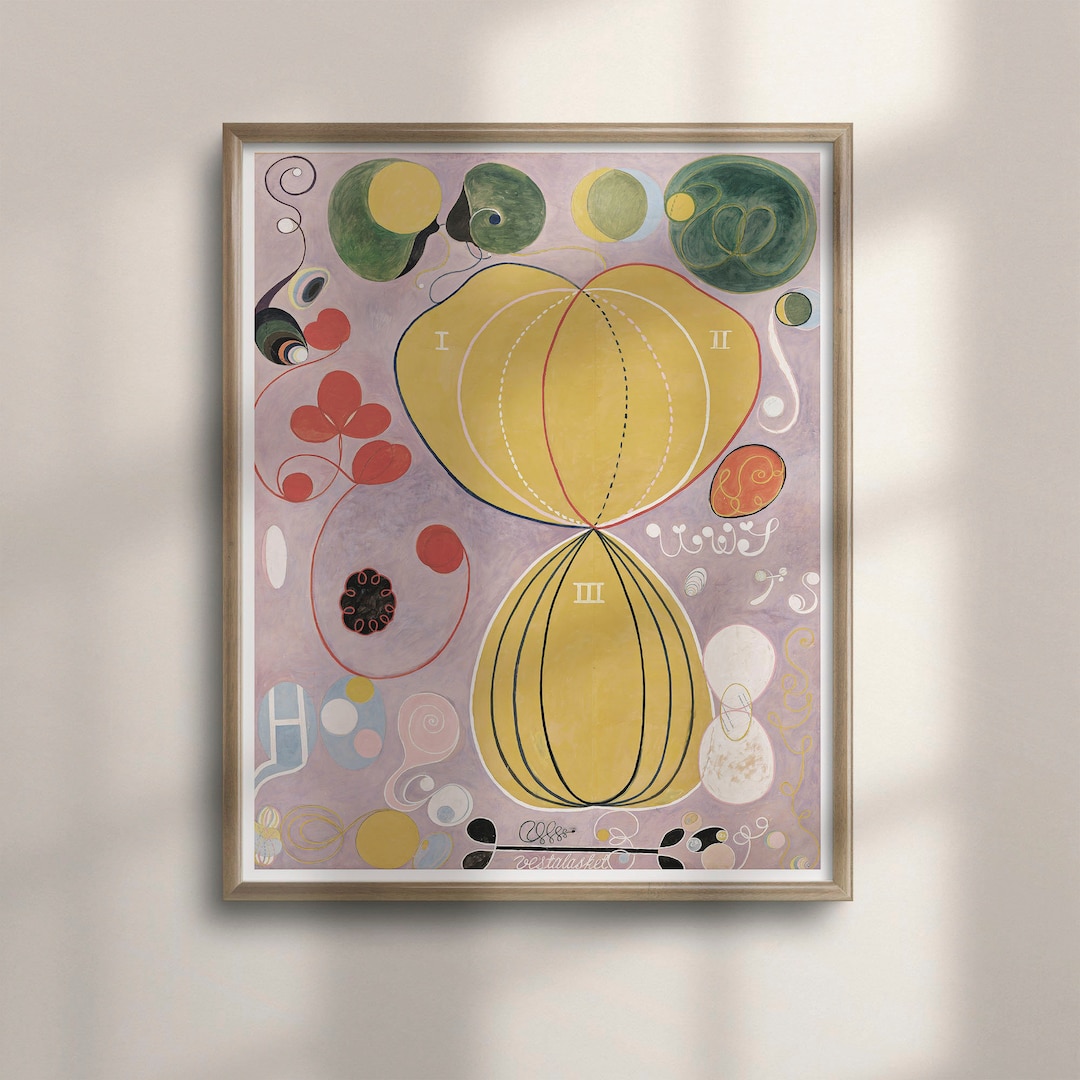 Hilma Af Klint Art Poster: the Ten Largest No. 7, Abstract Print - Etsy