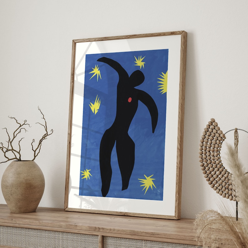 Vintage Matisse Icarus Art Print: 1947 Jazz Series Exhibition Poster - Etsy
