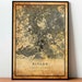 Riyadh Vintage Map Poster Wall Art City Artwork Print Antique, Rustic ...