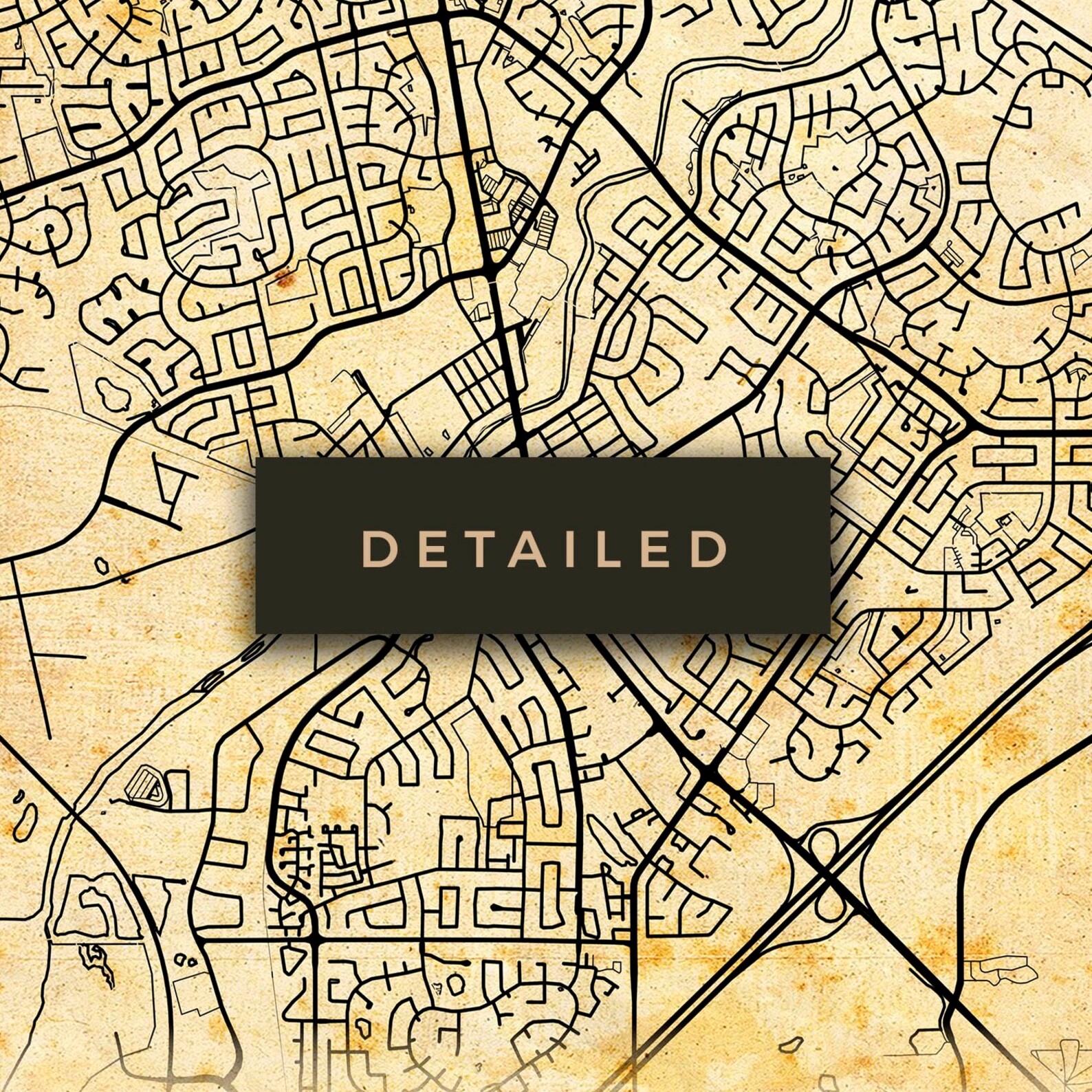 St. Albert Vintage Map Poster Wall Art City Artwork Print - Etsy