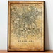 Nuremberg Vintage Map Poster Wall Art City Artwork Print - Etsy