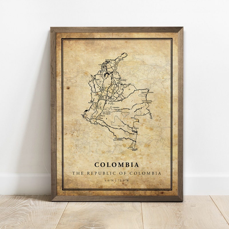 Colombia Poster - Etsy