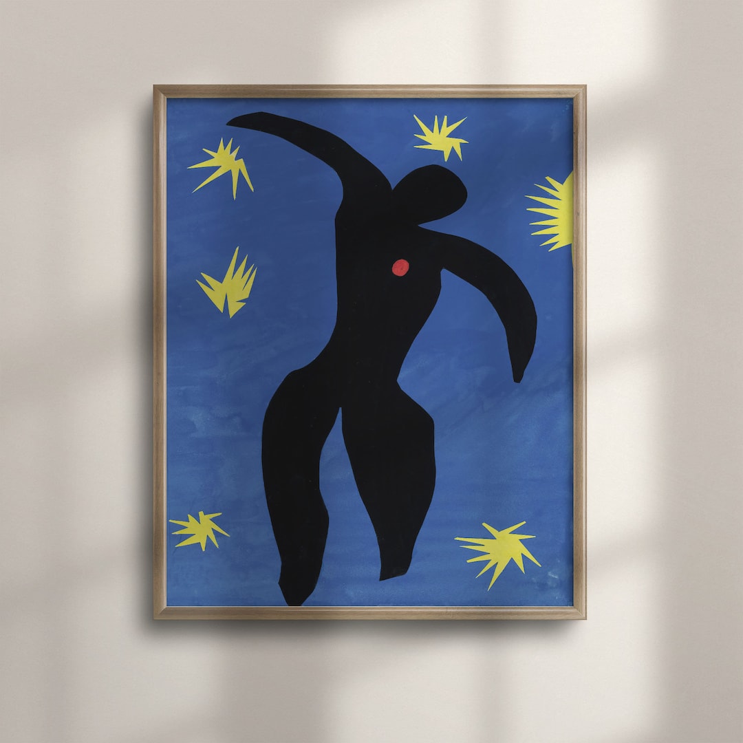 Vintage Matisse Icarus Art Print: 1947 Jazz Series Exhibition Poster - Etsy