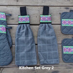 Hmong Embroidered Kitchen Apparel Sets - Etsy