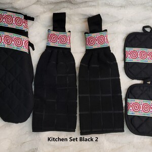 Hmong Embroidered Kitchen Apparel Sets - Etsy