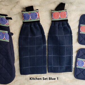 Hmong Embroidered Kitchen Apparel Sets - Etsy