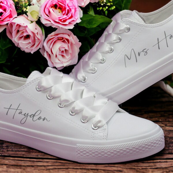 Wedding Trainers - Etsy UK