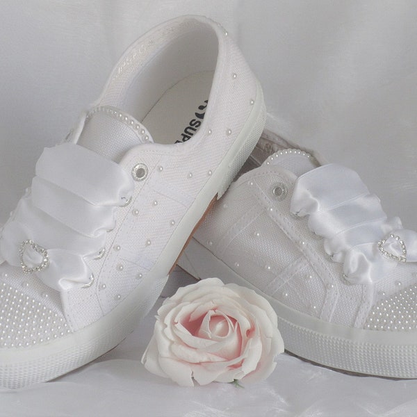 Wedding Trainers - Etsy UK