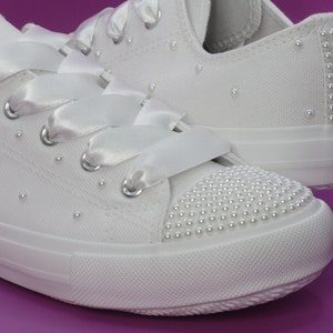 White / Ivory Pearl Wedding Flower Girl Shoes, First Communion Shoes ...