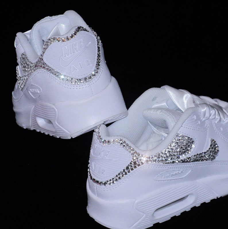 Custom Crystal Wedding Bridal Nike Air Max 90 / Bling Nike | Etsy UK