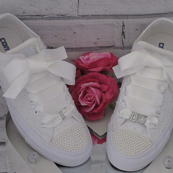 Embellished Converse - Etsy