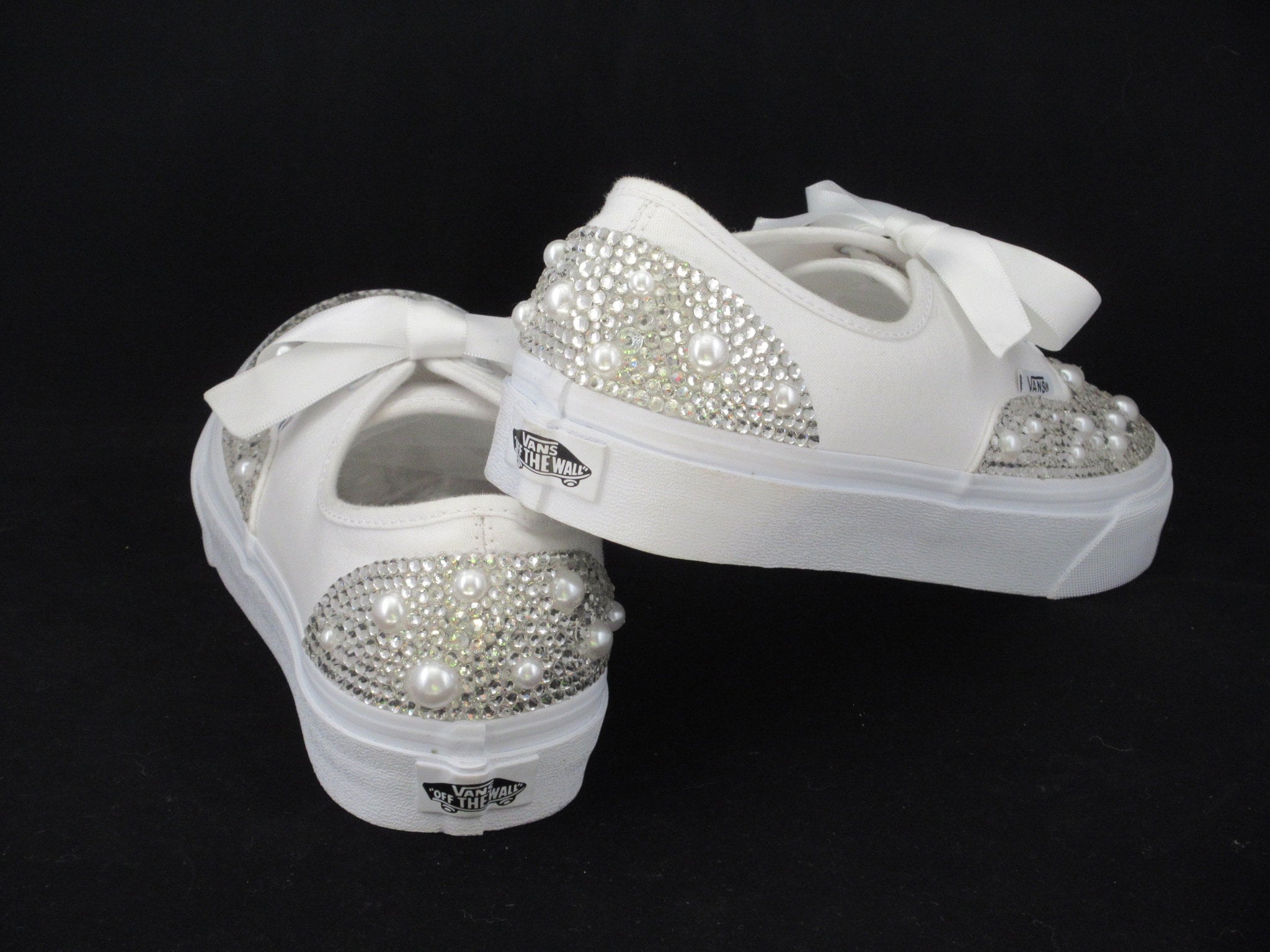 Bridal Wedding Crystal & Pearl I Do Vans / Custom - Etsy UK