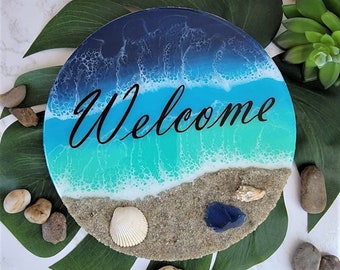 Epoxy and Wood Sign - Etsy