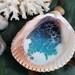 Epoxy Resin Ocean Waves Ring Dish Cockleshell Trinket Dish Beach Vibes ...