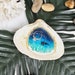 Ocean Resin Shell Ring Dish Trinket Dish Waves Beach Epoxy Handmade ...