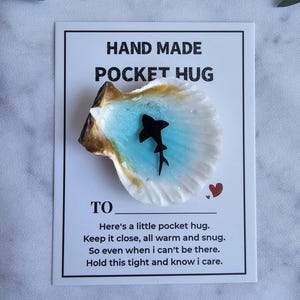 Pocket Hug Ocean Beachy Sea Creature Real Shell Friendship Gift Holiday ...