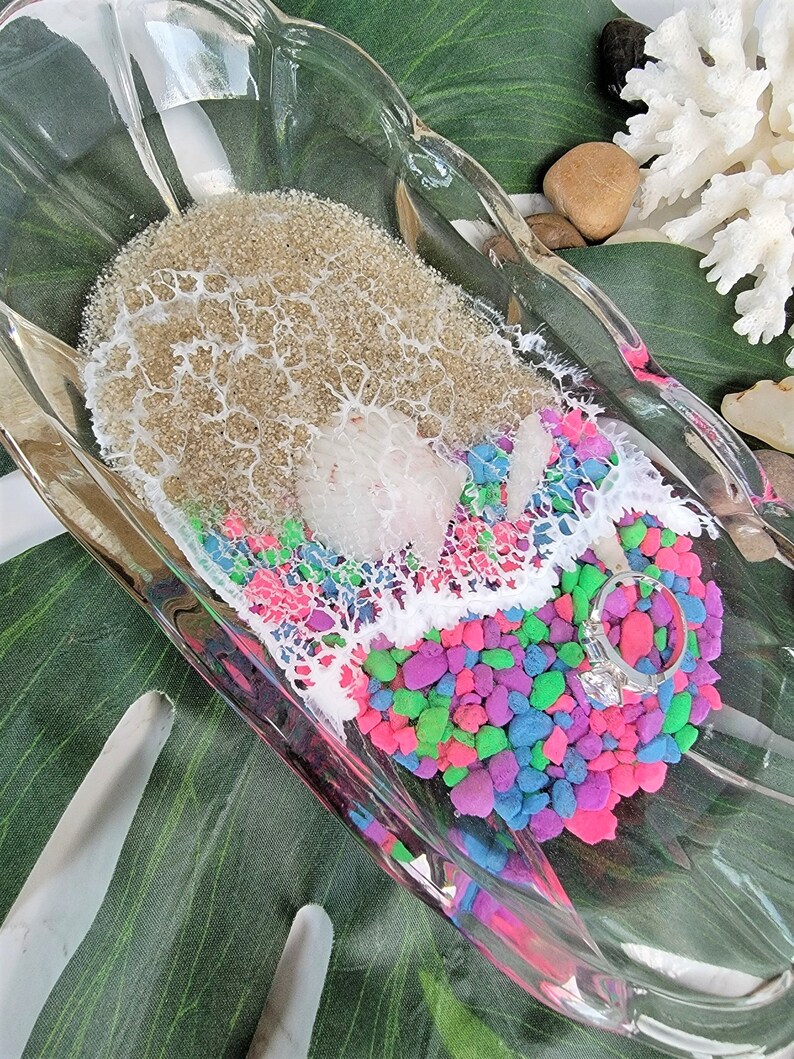 Glass Epoxy Resin Perfectly Imperfect (SEE DESCRIPTION) Real Sand ...