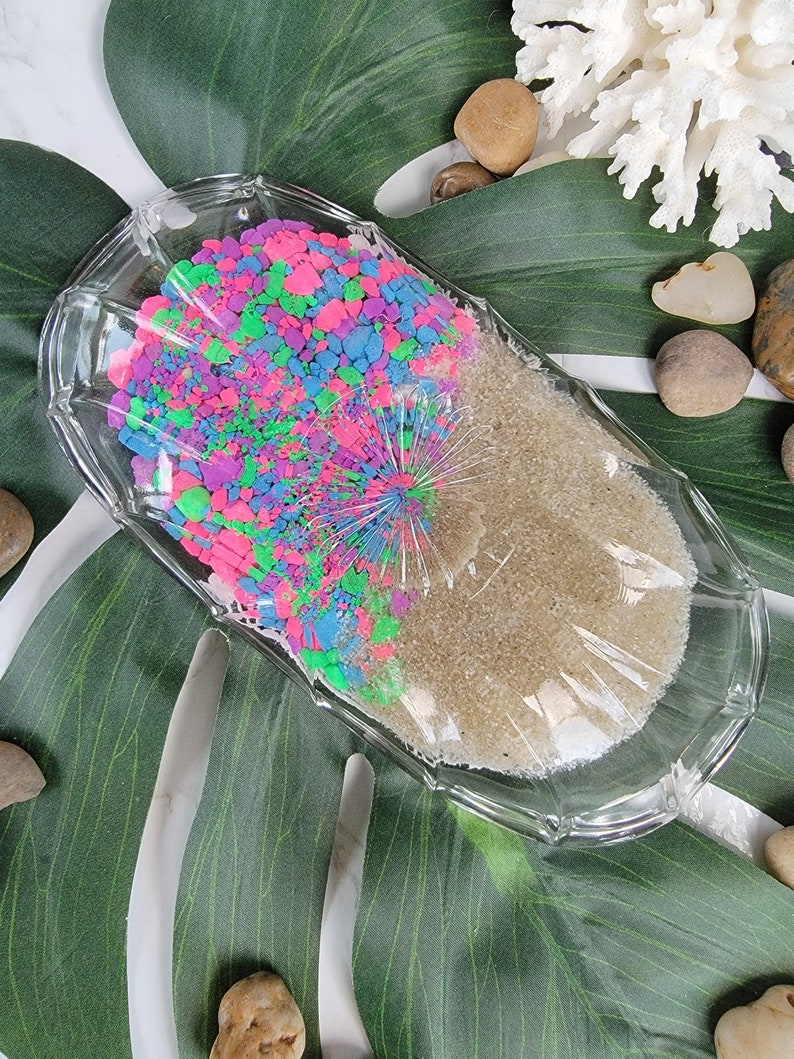 Glass Epoxy Resin Perfectly Imperfect (SEE DESCRIPTION) Real Sand ...