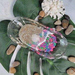 Glass Epoxy Resin Perfectly Imperfect (SEE DESCRIPTION) Real Sand ...