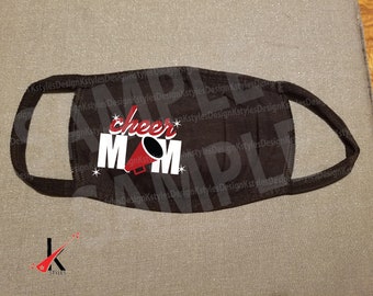 Cheer Coach Reusable Face Mask black | Etsy