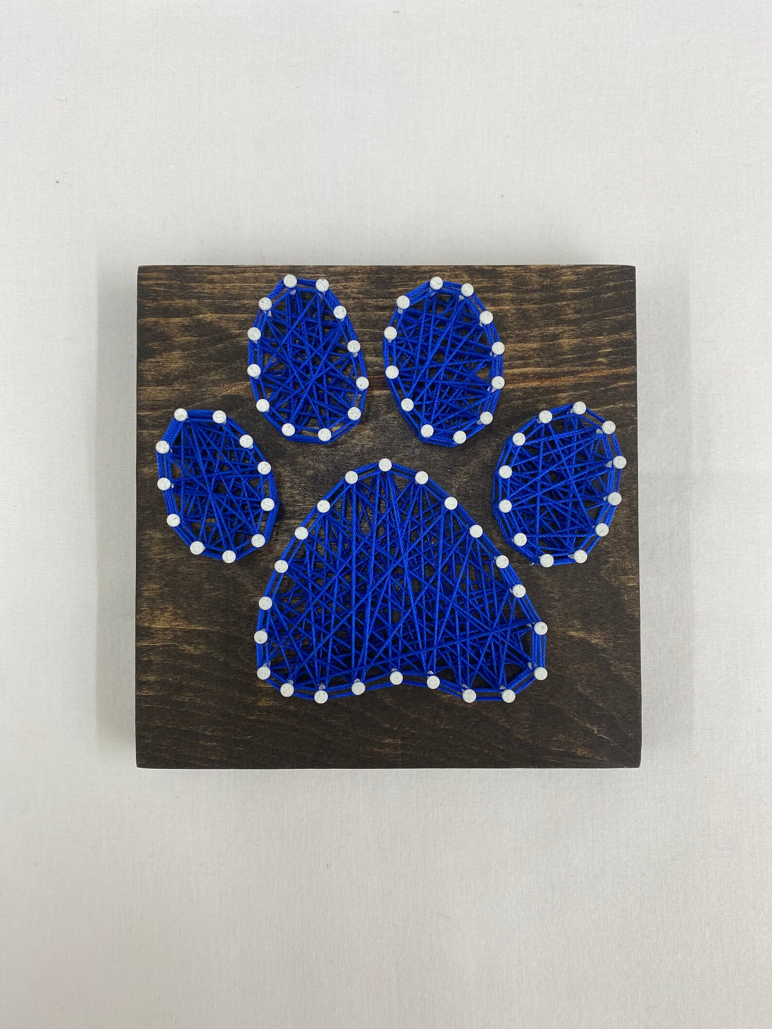 Paw Print String Art Wooden Sign Pet/animal Décor - Etsy