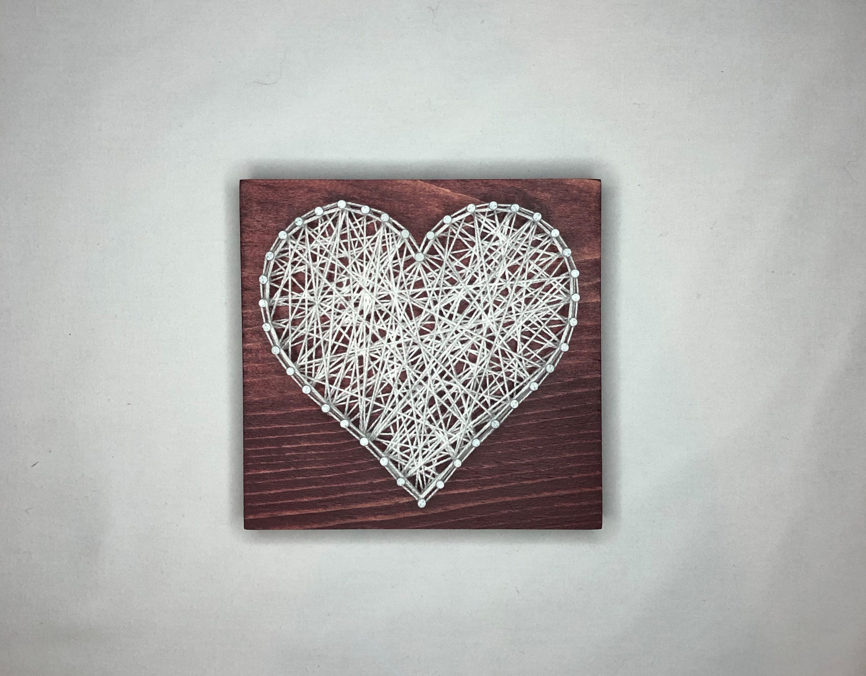 Heart String Art Wooden Sign Valentine's Day Decor - Etsy