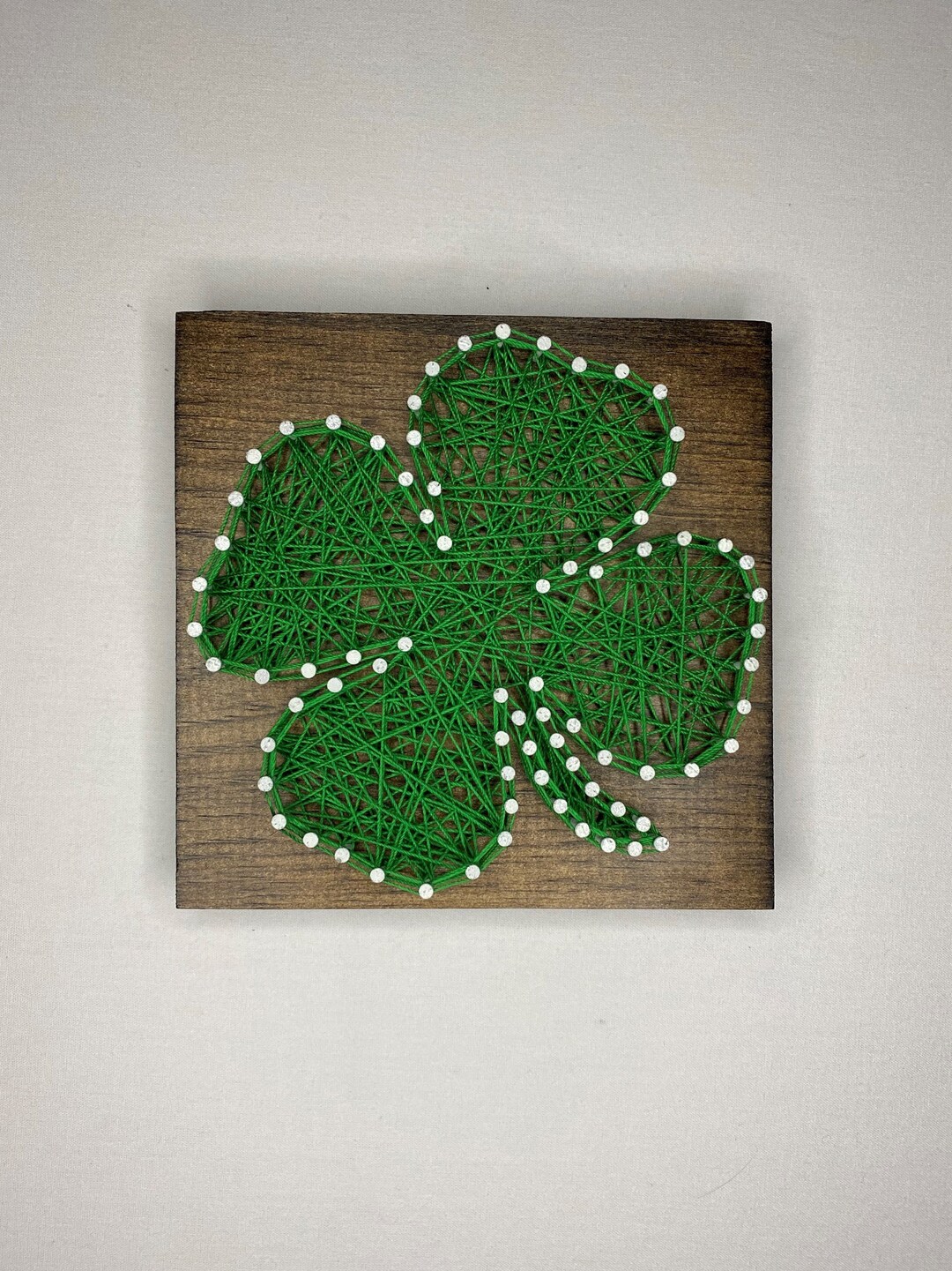 Four-leaf Clover String Art Wooden Sign St. Patricks Day/ - Etsy