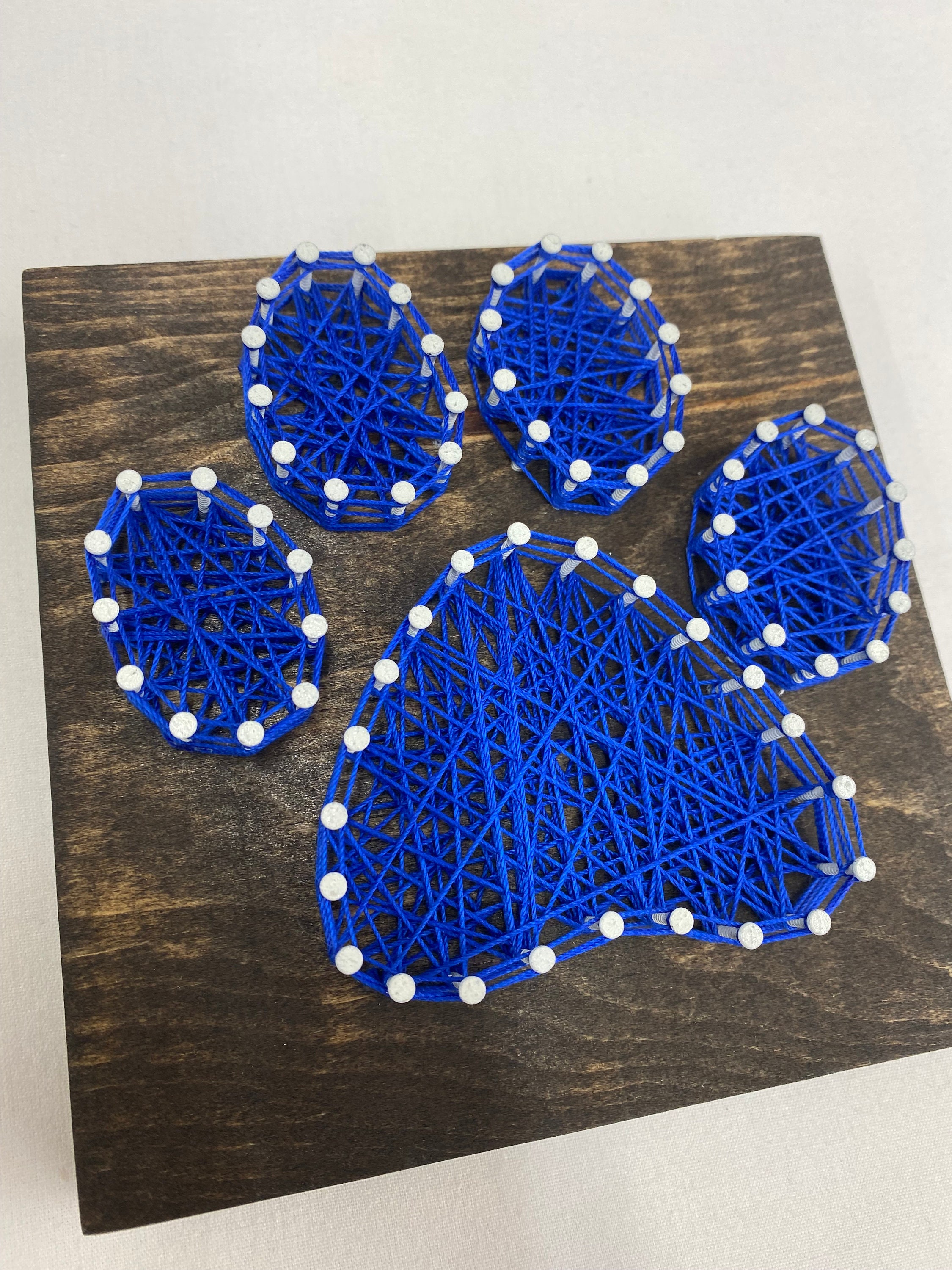 Paw Print String Art Wooden Sign Pet/animal Décor - Etsy