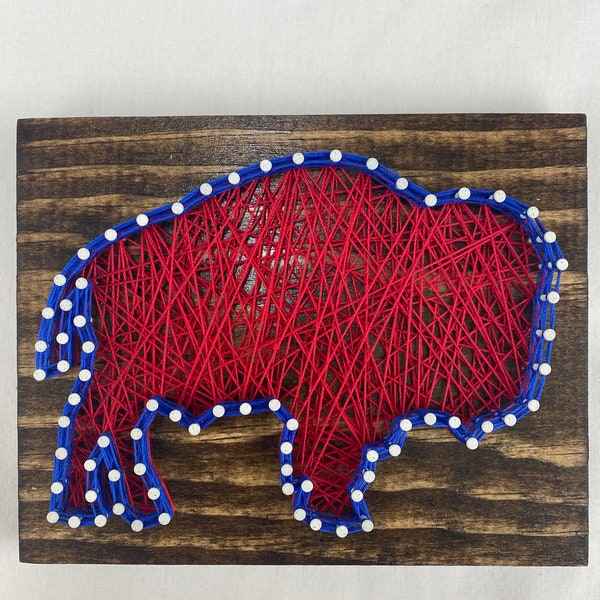 String Art Buffalo - Etsy