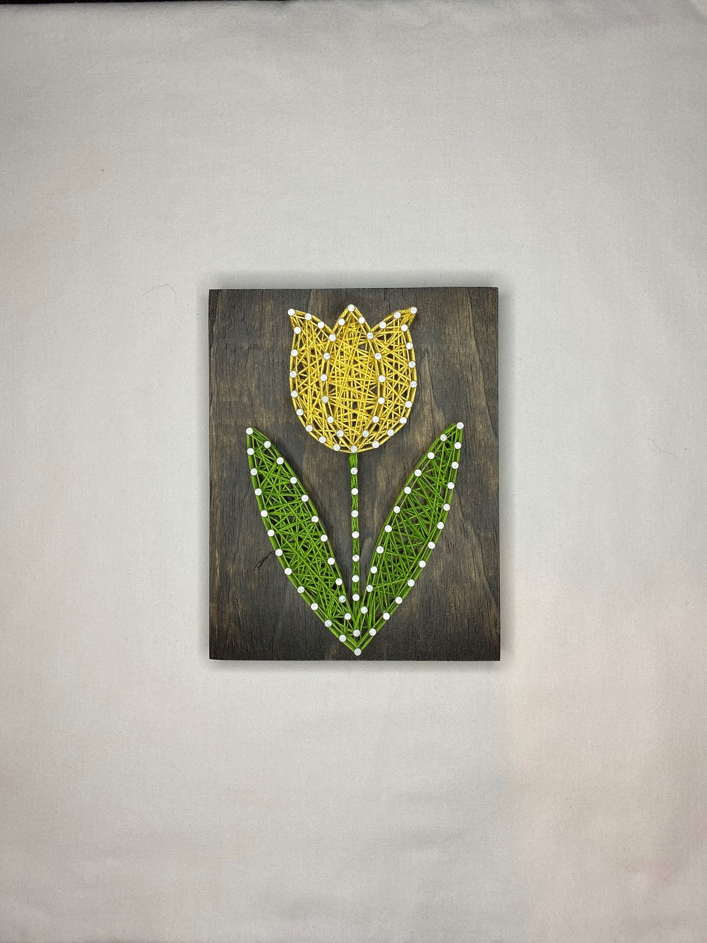 Tulip String Art Wooden Sign Easter/spring Décor - Etsy