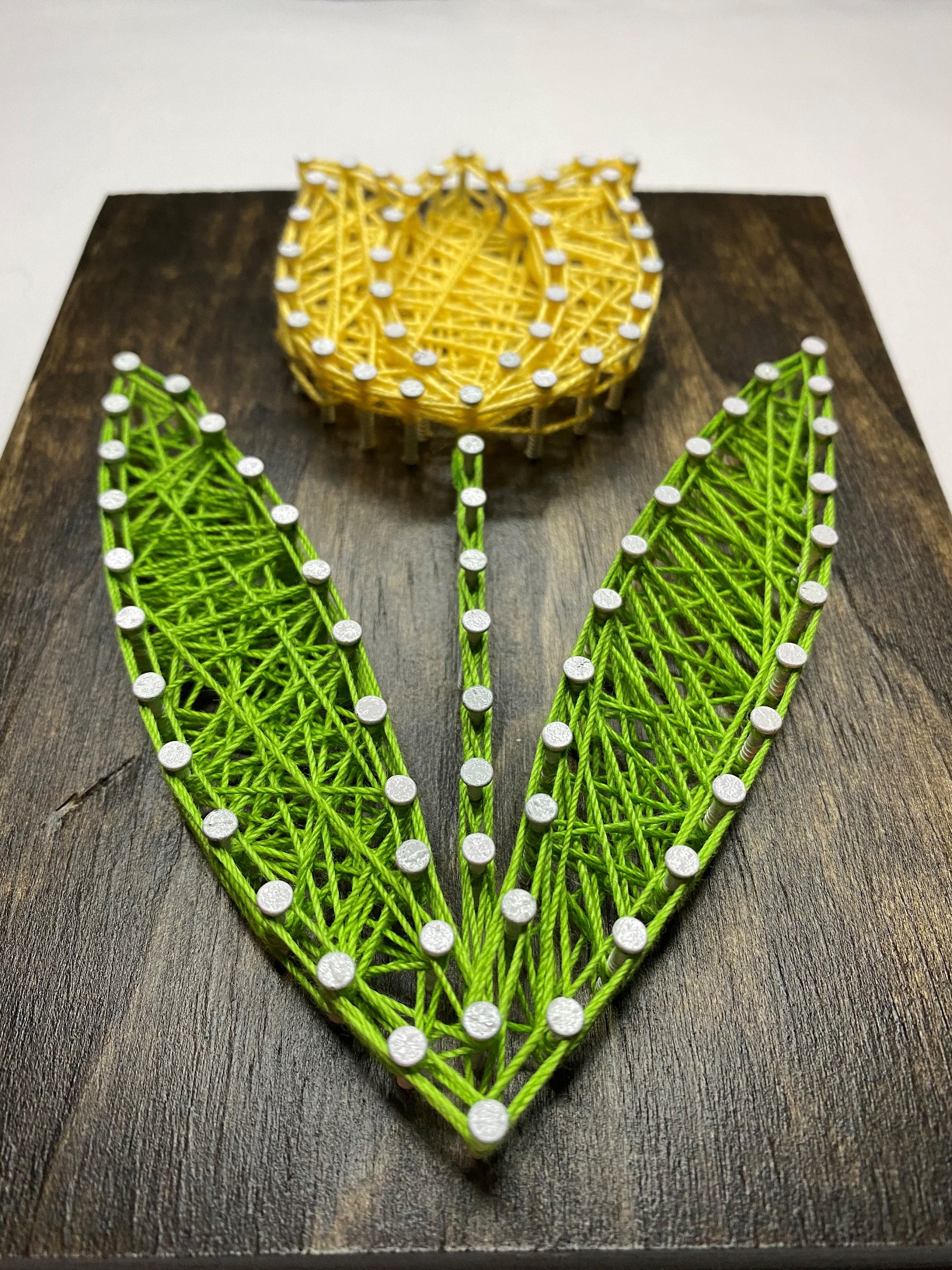 Tulip String Art Wooden Sign Easter/spring Décor - Etsy