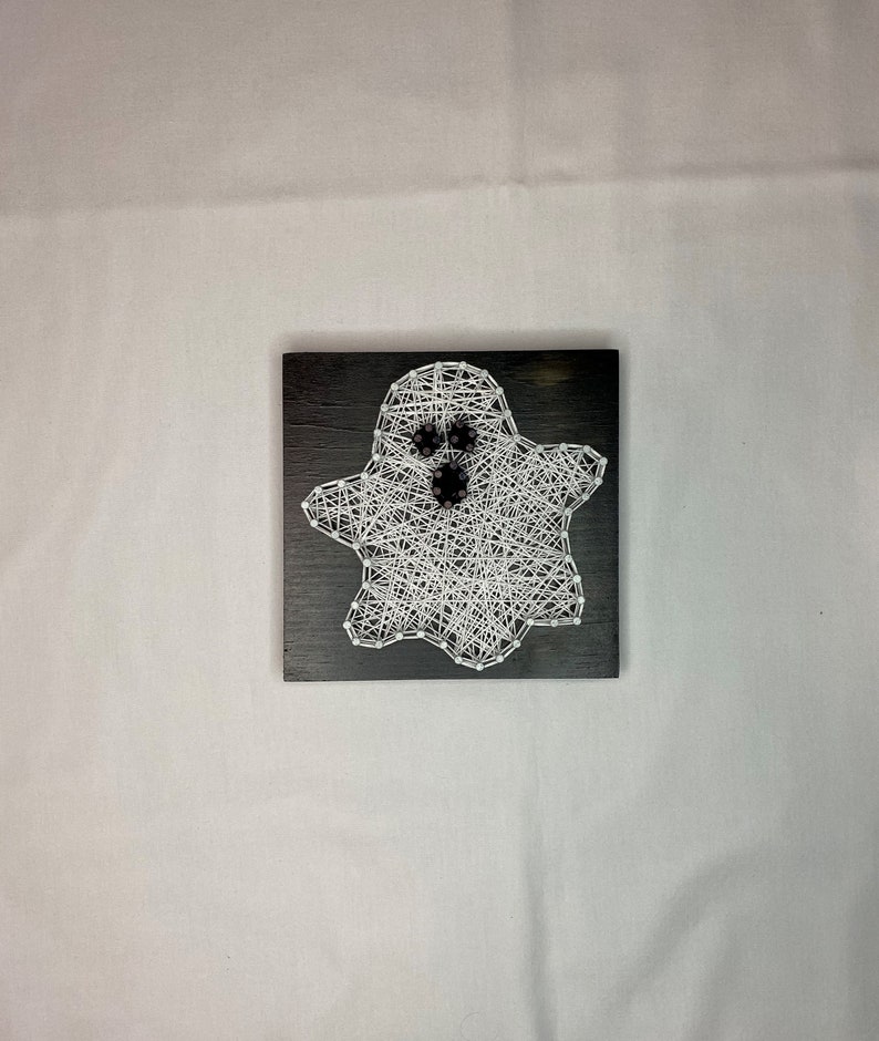Small Ghost String Art Wooden Sign halloween String Art Décor - Etsy