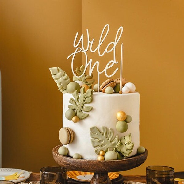 Gold Wild One Cake Topper - Etsy