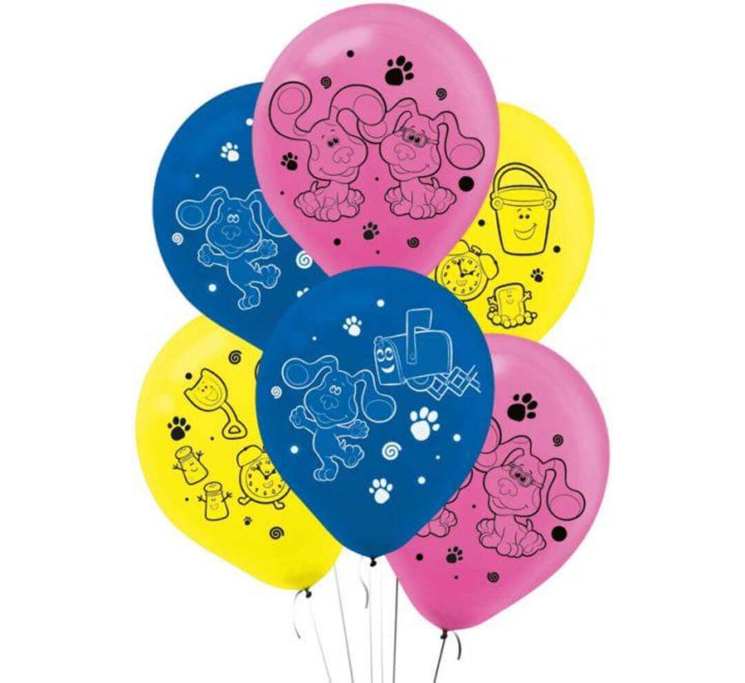 Blues Clues Party Balloon Bundle - Etsy