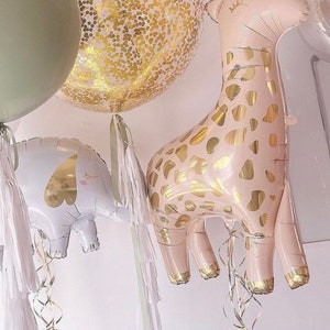 Large Giraffe Foil Balloon, Giraffe Party Balloon, Safari Party ...