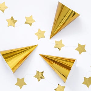 Extra Long Gold Star Banner, Gold Stars Banner, Twinkle Twinkle Little ...